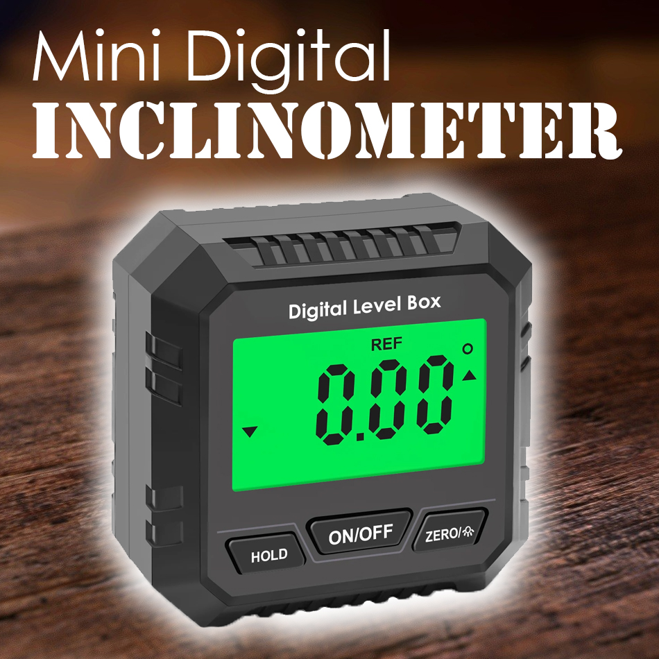 Alat Untuk Mengukur Sudut Miring - Inclinometer Digital - Spirit Level ...