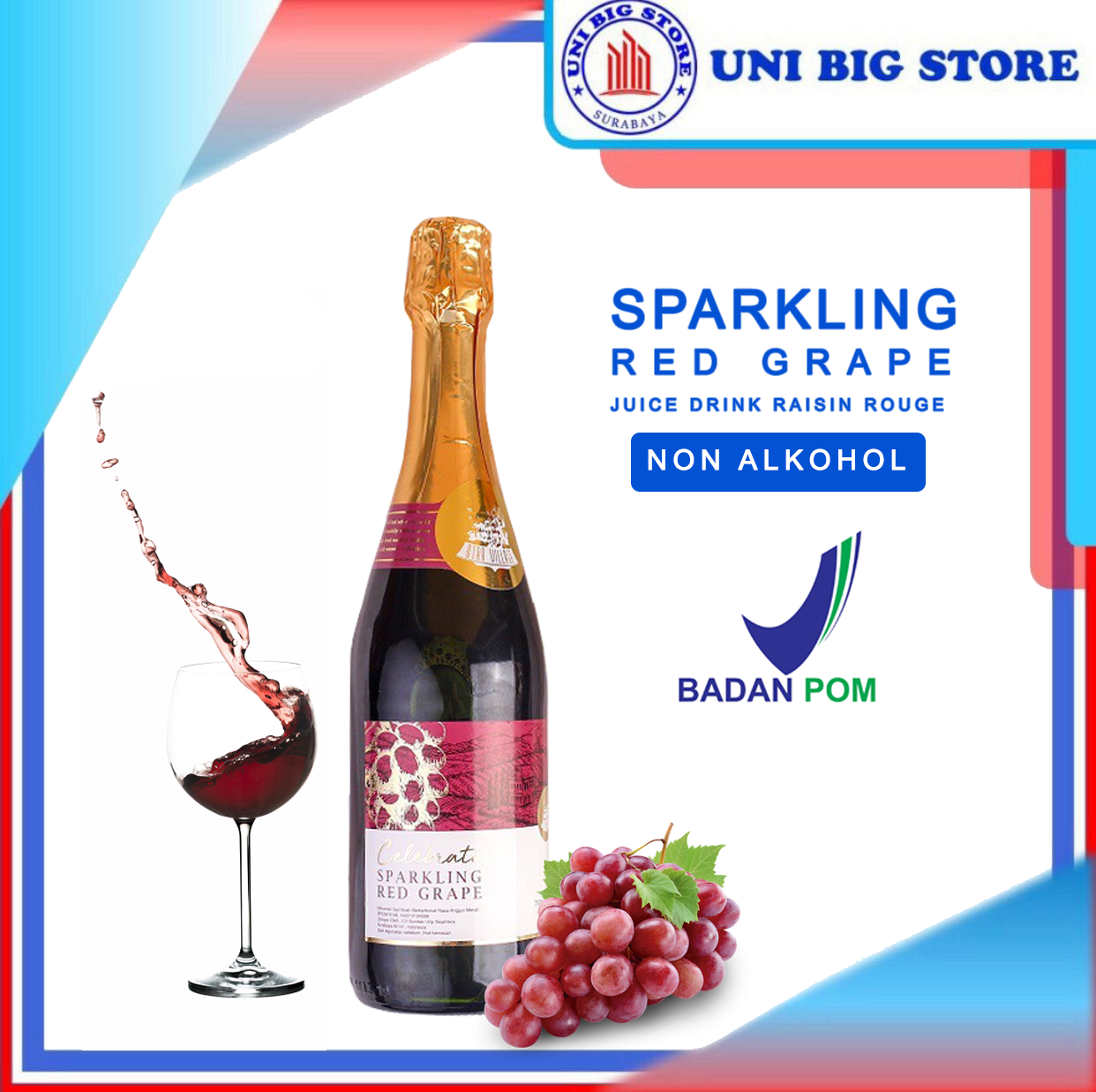 Star Village Celebration Sparkling Red Grape Juice 750 ml Anggur Merah | Lazada Indonesia