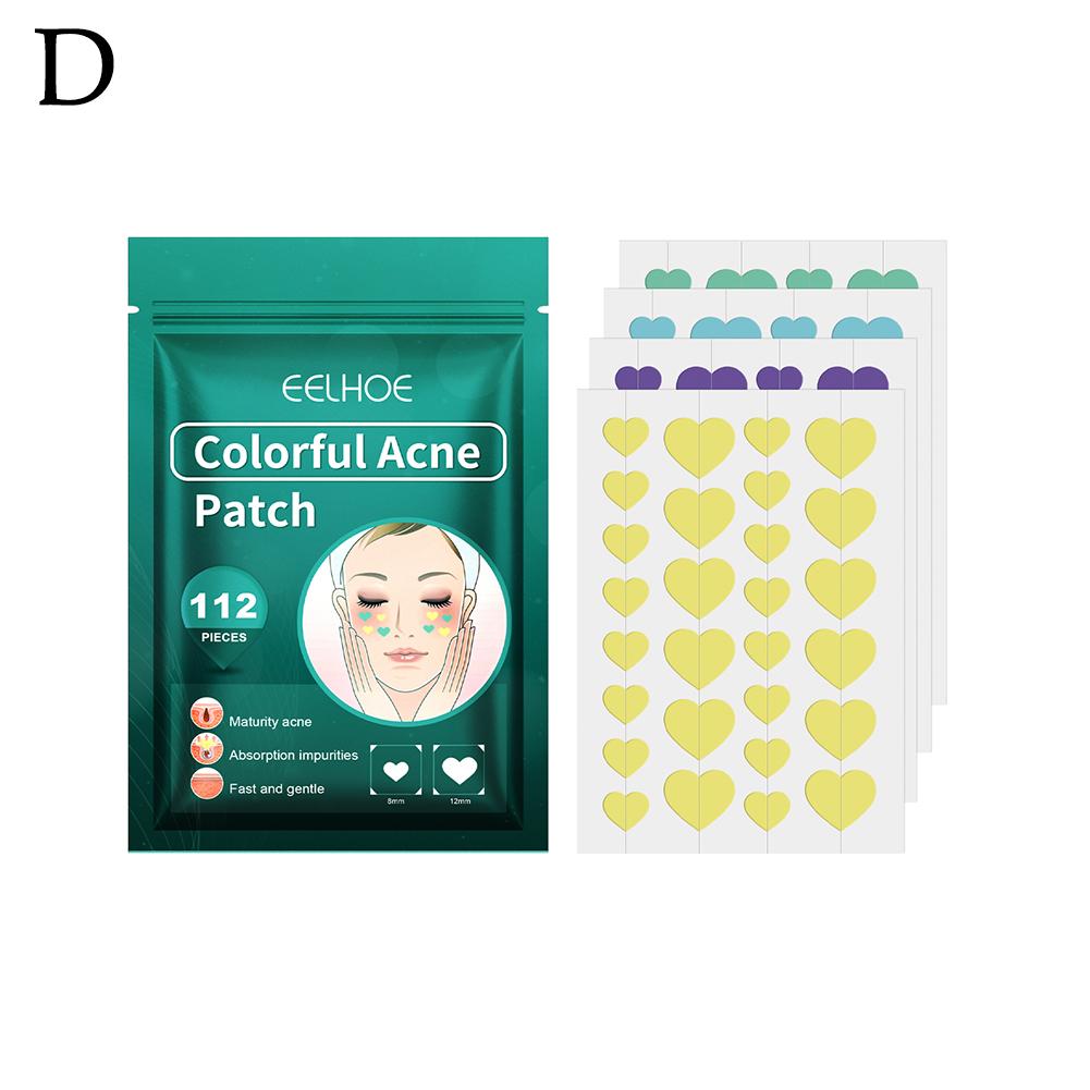EELHOE 4 Colors Star Shaped Acne Patches Cute Acne Beauty sticker 112 ...