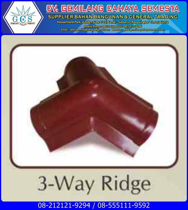 3 Way Ridge ROYAL®Roof / Atap UPVC Royal Roof | Lazada Indonesia