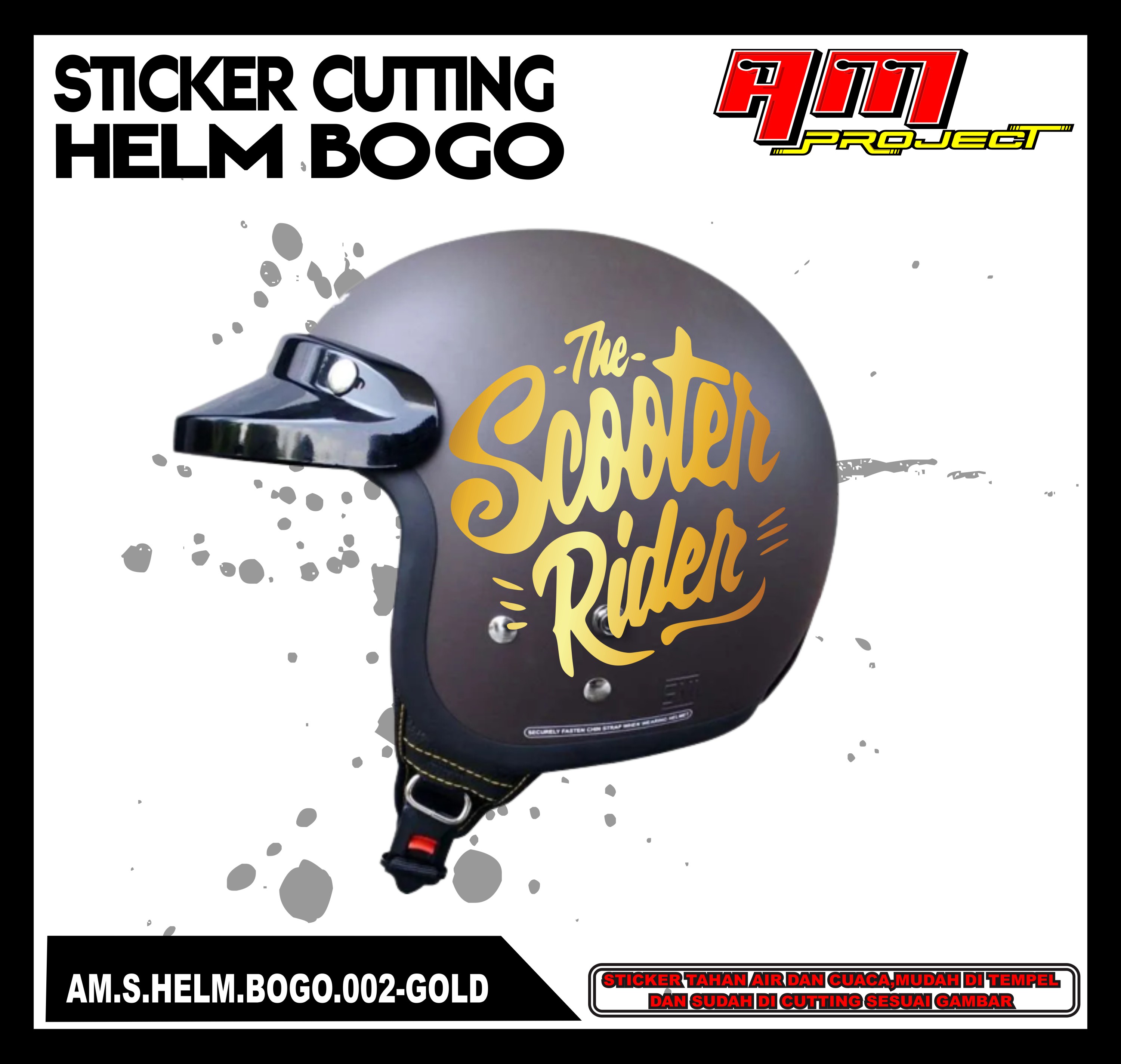Stiker Helm Bogo - Cutting Sticker Variasi Helem Bogo 02 | Lazada Indonesia