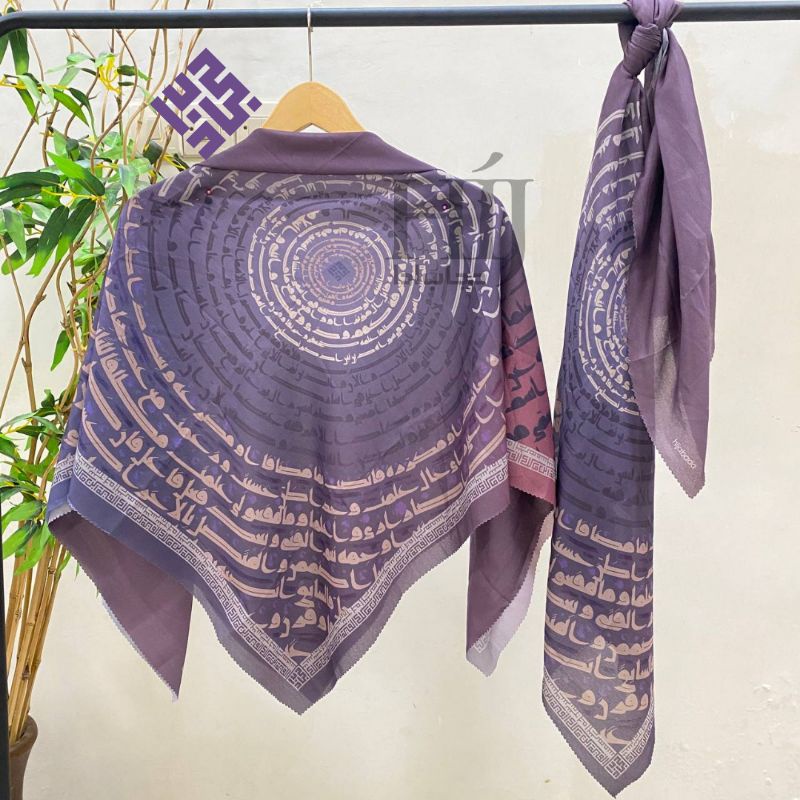 Hijabada Alfiyah Jilbab Santri Hijab Segi Empat Voal Alfiyah Ibnu Malik ...