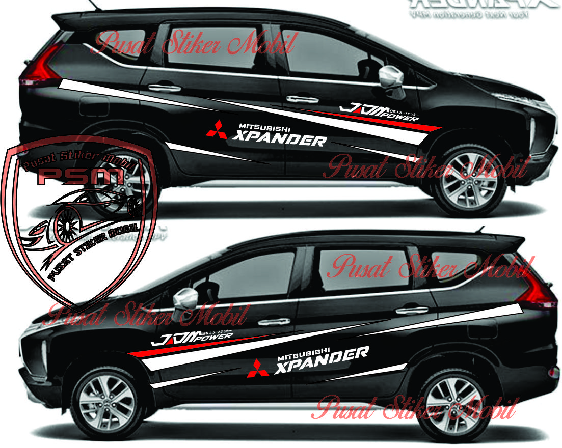 NEW stiker sticker mobil mitsubishi xpander stripe list mobil ...