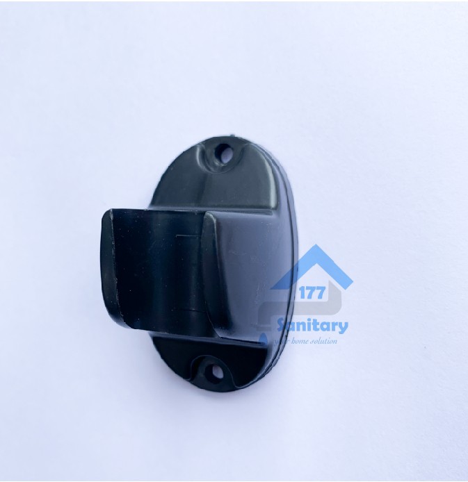 Gantungan Shower HITAM mini plastik F Black- Hook Holder bracket breket ...