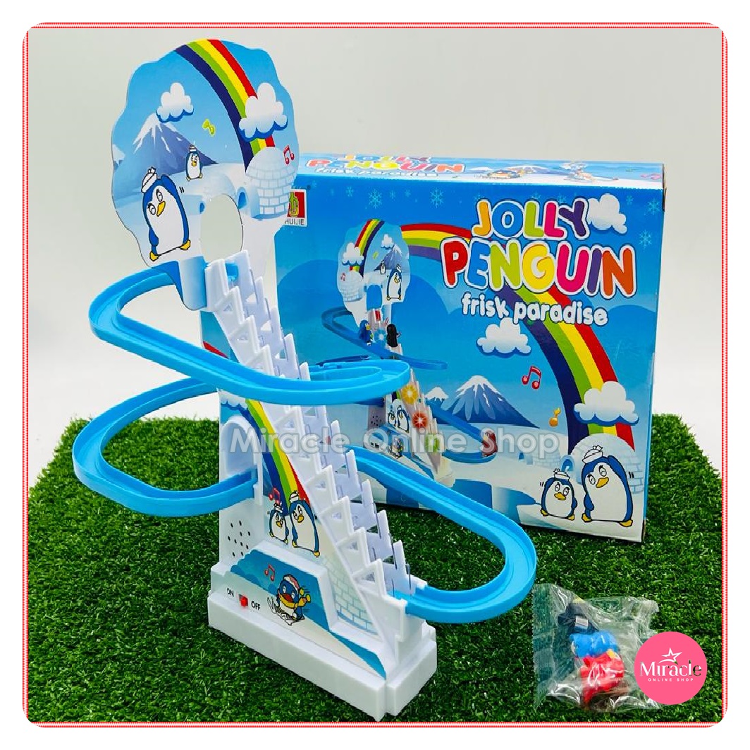 Mainan track tangga penguin baterai | Lazada Indonesia