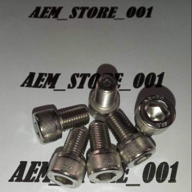 Baut L M10 x 16 (1.6cm) drat halus 1.25 stainless 304 | Lazada Indonesia