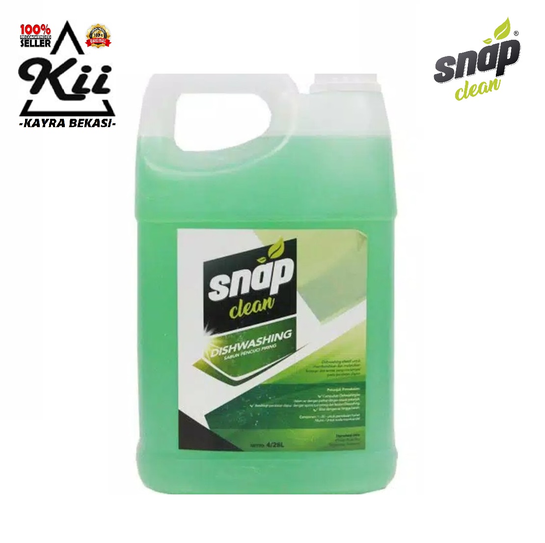 Snap Clean Dishwashing 4 Liter - Snap Sabun Cuci Piring Derigen 4 Ltr ...
