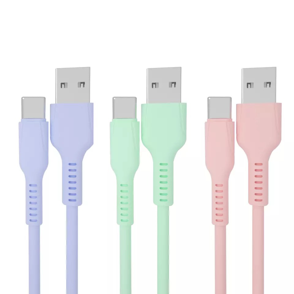 Kabel Data Charger Macaron Micro USB & Type C / Cable Transmission ...