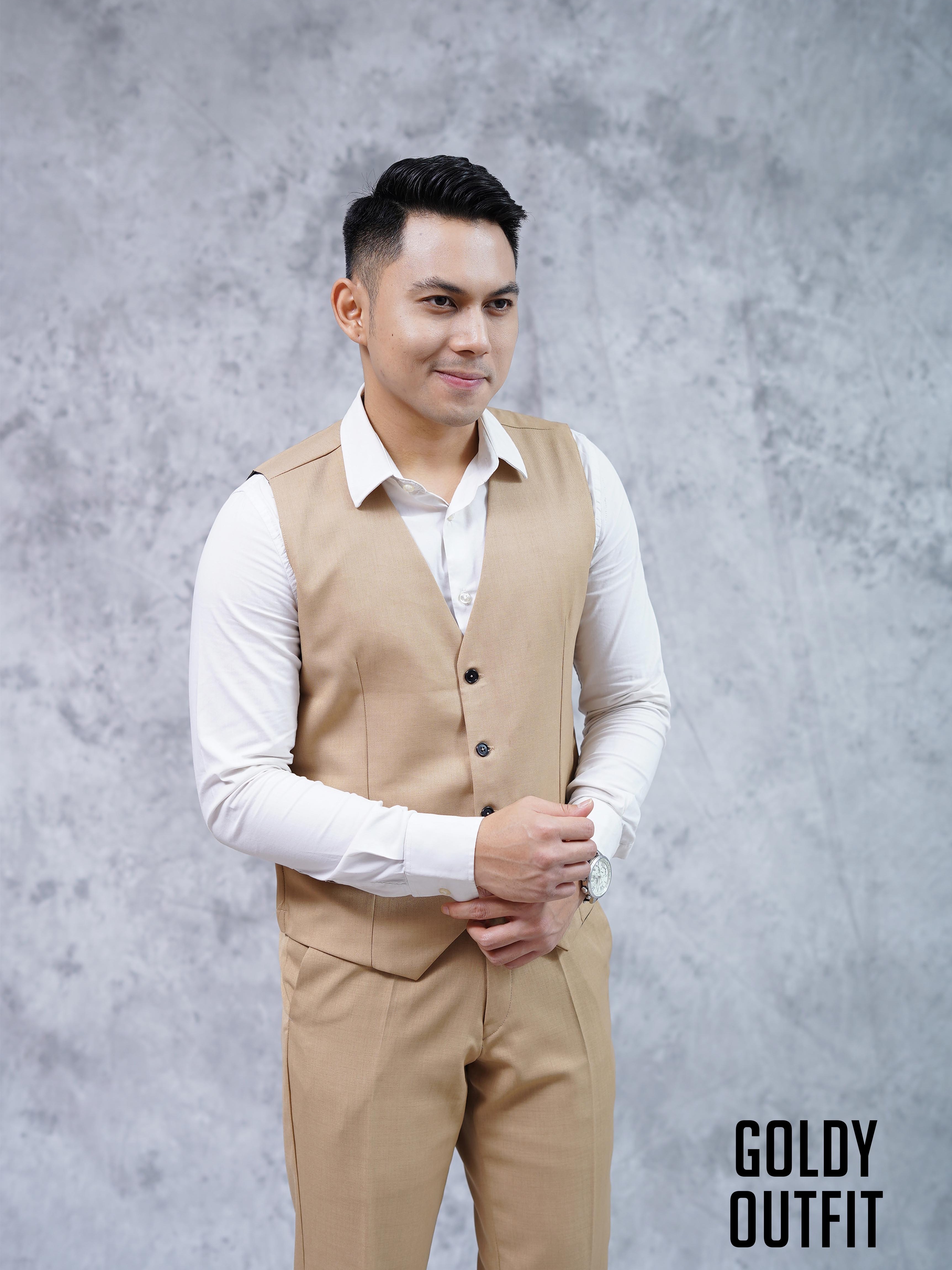 GOLDY OUTFIT – Rompi / Vest Krem Tua High Quality | Lazada Indonesia