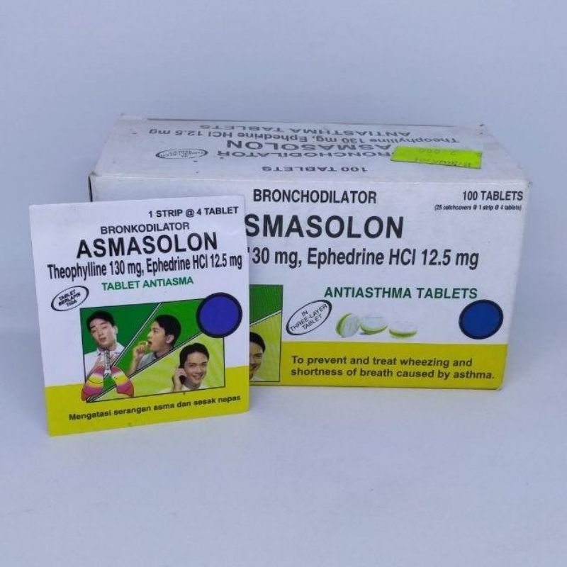 Asmasolon Strip 4 Tablet Neo Napacin Tablet - Obat Sesek Sesak Susah ...