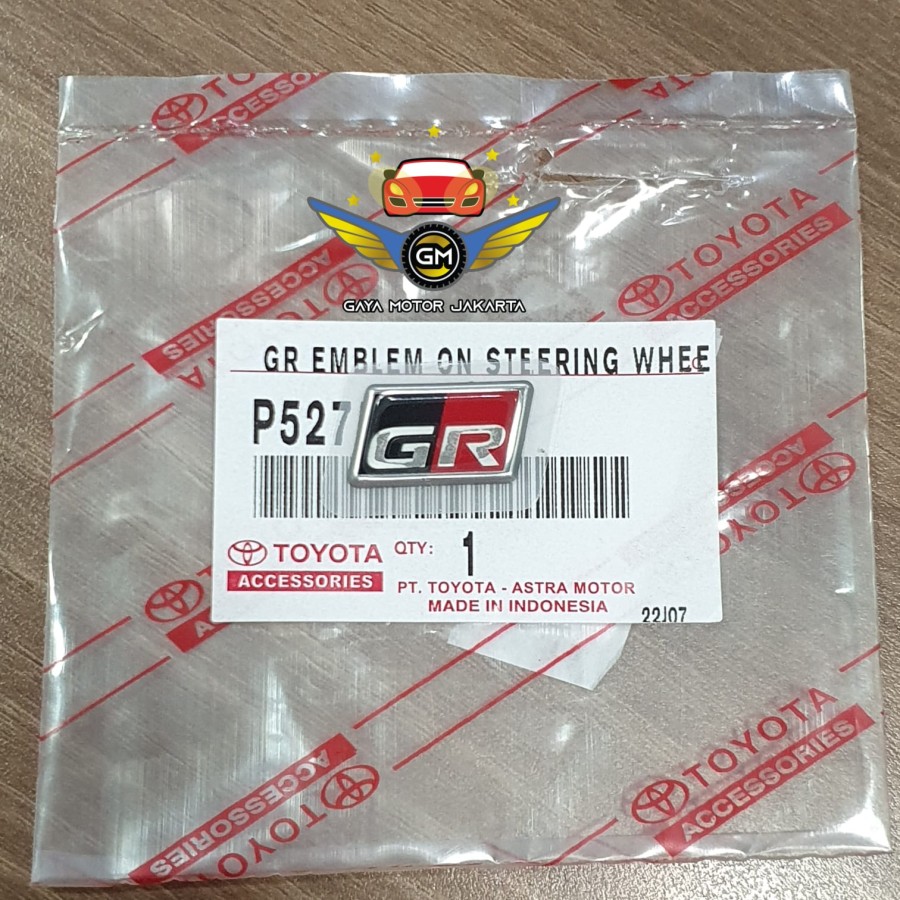 Emblem Logo Stir Setir GR-Steering Wheel GR Raize-Agya-Avanza-Fortuner ...