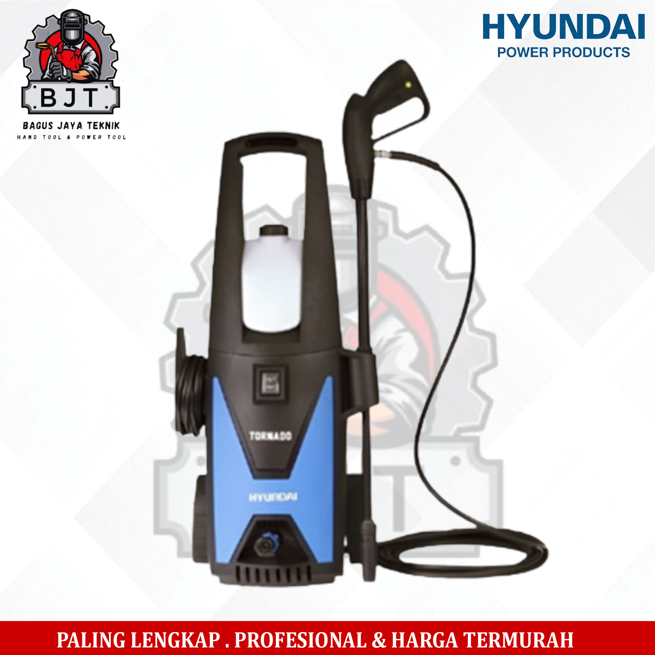 JET CLEANER HYUNDAI HDPW 135 Tornado Mesin Cuci Mobil/Motor | Lazada ...