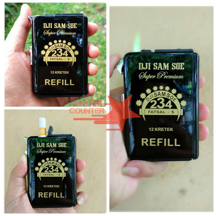 BOX ROKOK DAN KOREK MODEL DJI SAM SOE - KOTAK ROKOK EKSLUSIF Unik ...