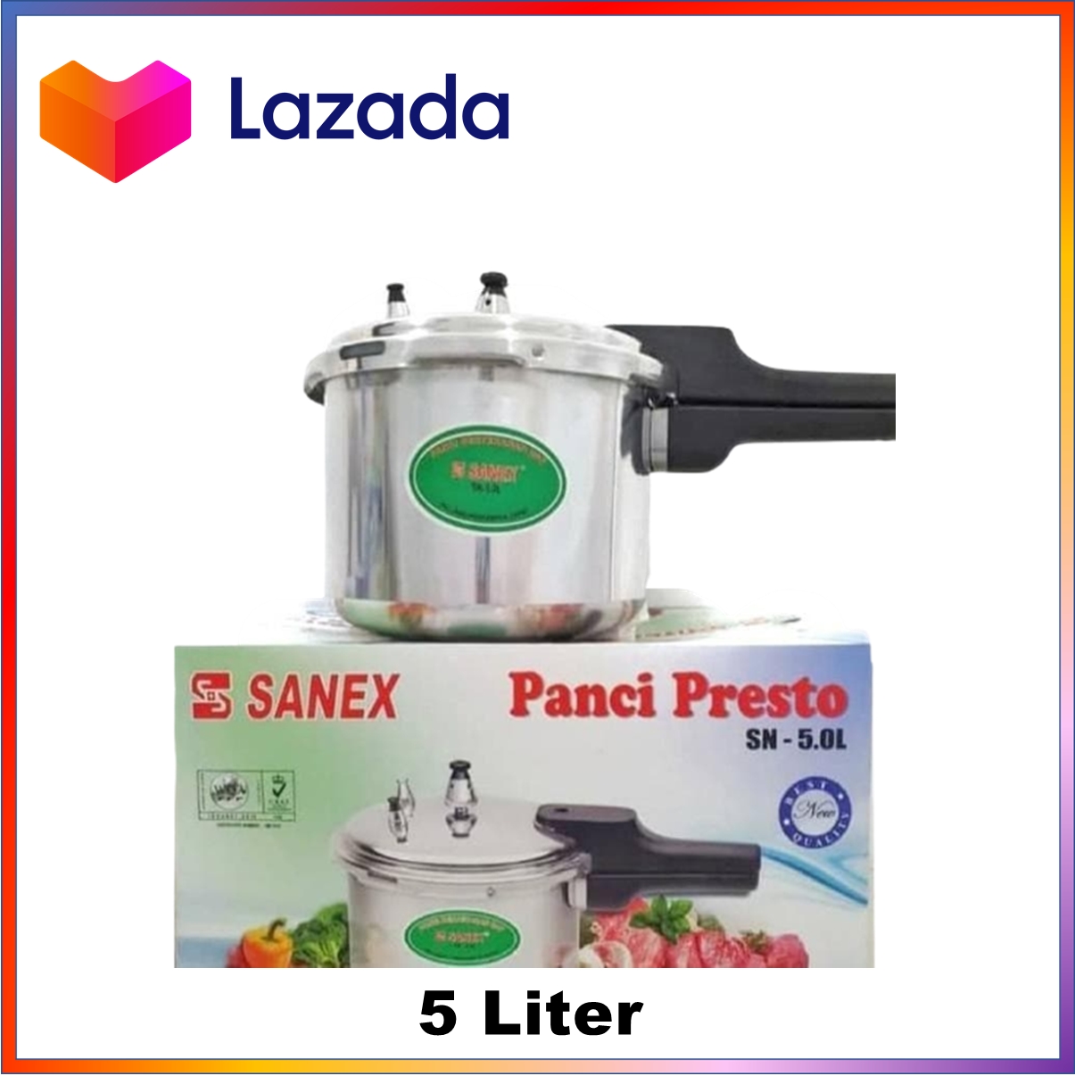 Panci Presto Sanex 5Liter ,8Liter ,12Liter / Presto Daging / Presto ...