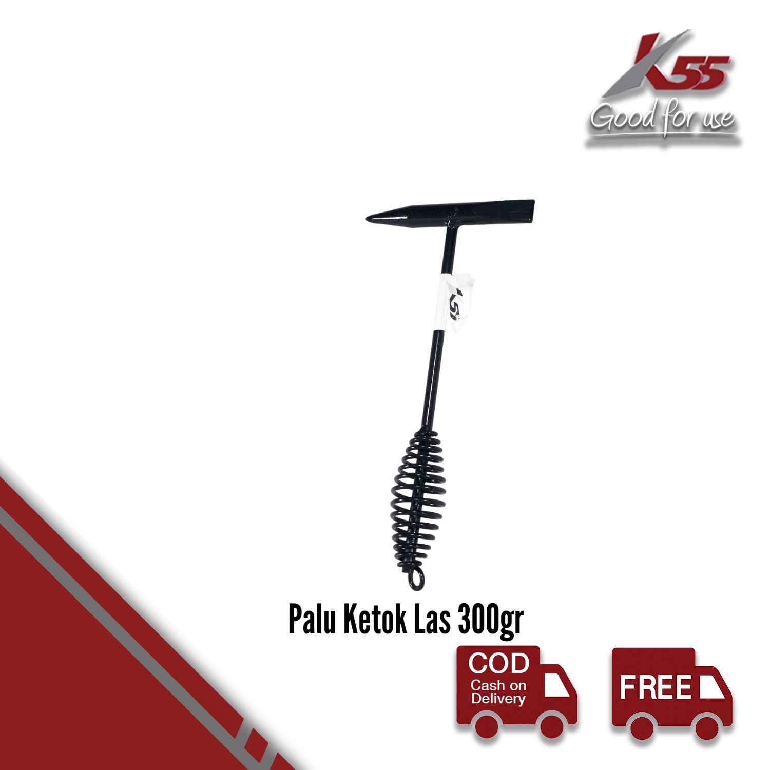 K55 Chipping Hammer Palu Ketok Las dg Per 300gr atau 500gr | Lazada ...
