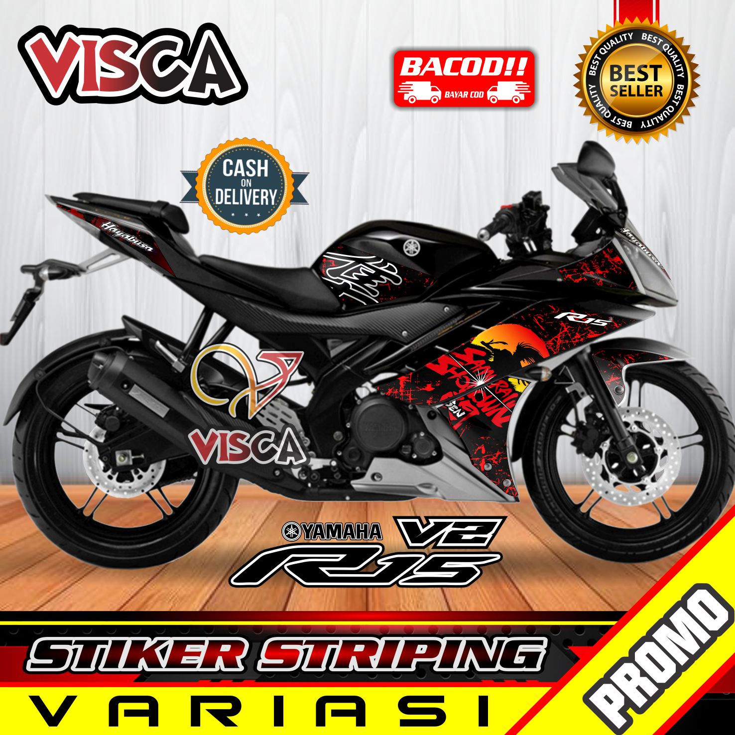 Stiker Striping R15 V2 Variasi Hayabusa | Lazada Indonesia