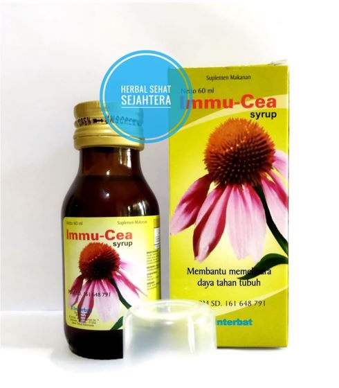 Immucea / immu cea sirup 60ml / immu-cea Syrup 60 ML daya tahan tubuh ...