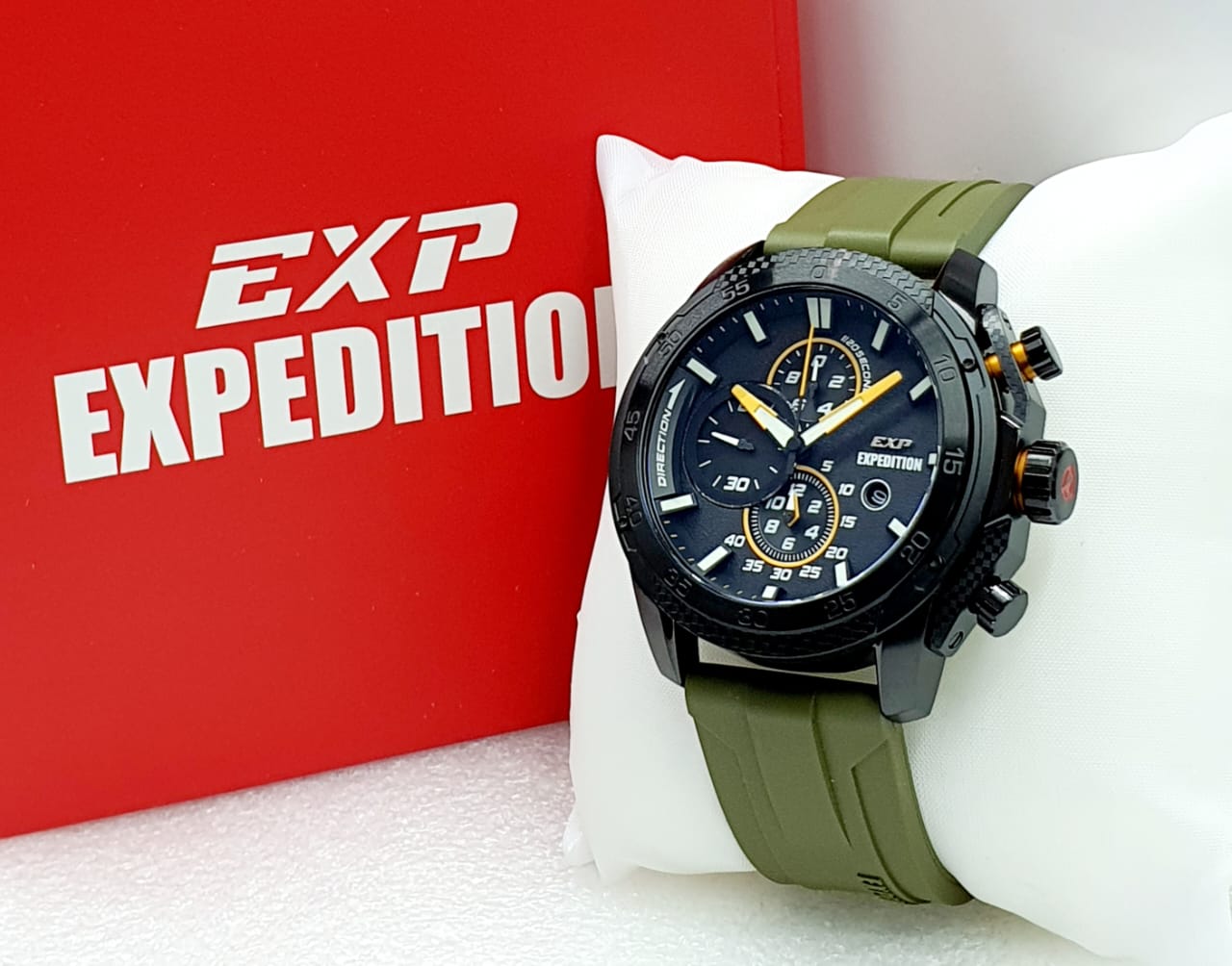 JAM TANGAN PRIA EXPEDITION SERI 6810 TALI RUBBER/JAM TANGAN PRIA TAHAN ...