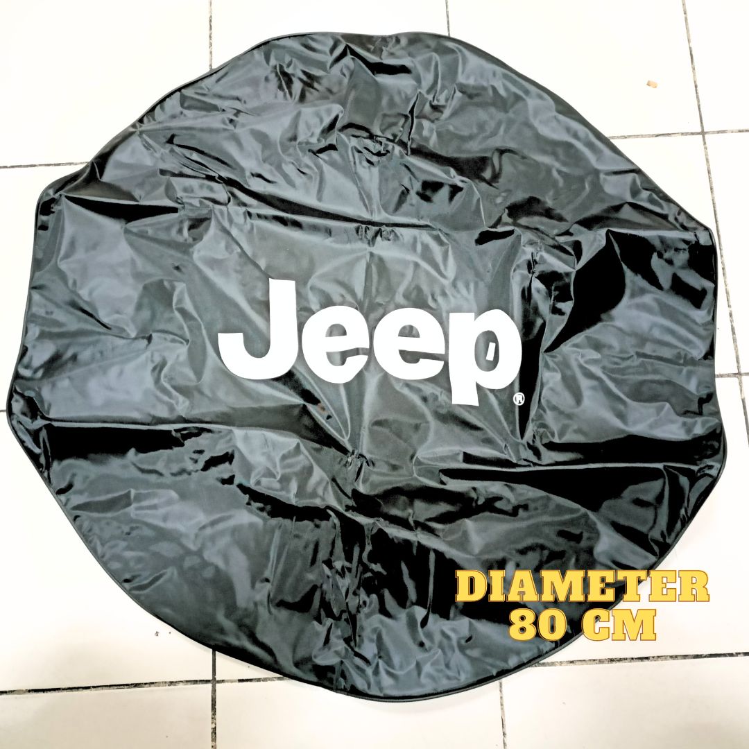 Cover Ban Serep Mobil Terios Xpander Universal Sarung Ban Tulisan JEEP ...