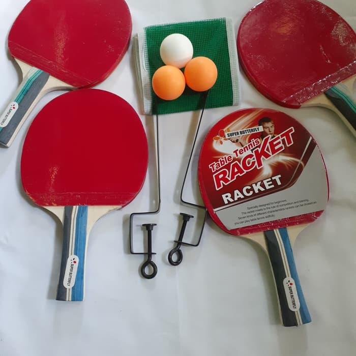 BET TENIS MEJA BUTTERFLY 1 SET HARGA MURAH FREE NET DAN 3 BOLA/HARGA ...