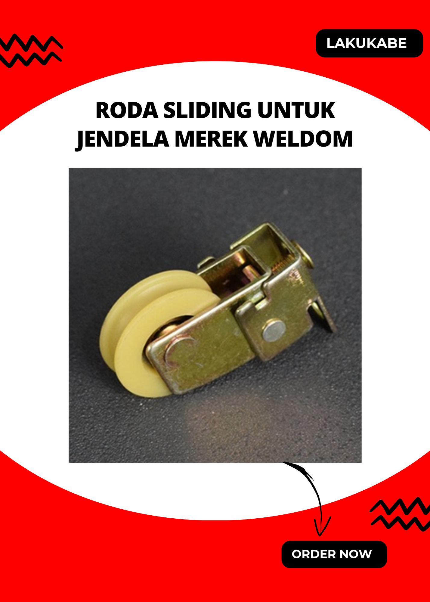Roda Sliding Jendela Window Merek Weldom | Lazada Indonesia