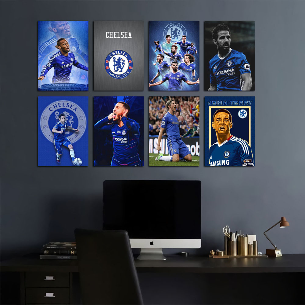 WALL DECOR POSTER CHELSEA / HIASAN DINDING TRENDY +FREE STIKER/ FREE ...