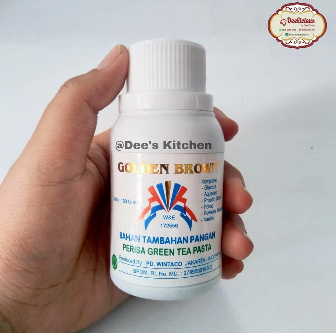 Golden Brown Perisa Green tea Pasta Makanan 100 gr | Lazada Indonesia