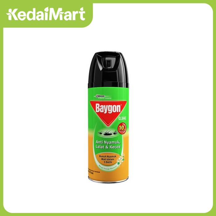 Baygon Aerosol Orange 275 / 200 ml | Lazada Indonesia