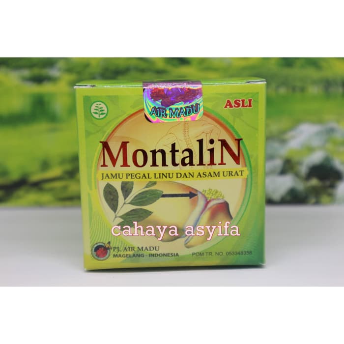 Montalin-Obat-Kapsul-Original/Asli-Asam Urat-Pegal Linu-Kolesterol ...