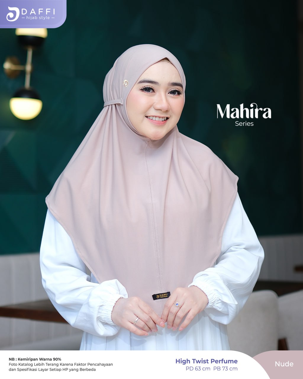 Daffi Hijab Mahira Terbaru 2023 Ory Bergo Premium Non Ped Jilbab Instan Bahan Jersey High Twist ...