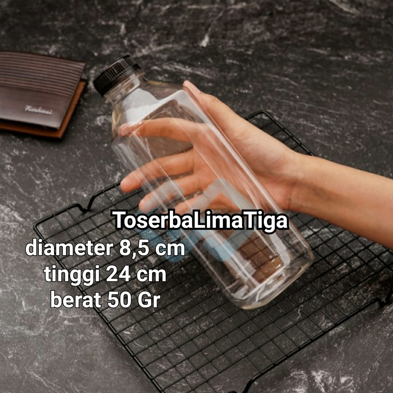 terlaris 50 PCS X 1 LITER botol kotak 1 liter botol plastik tebal tahan ...