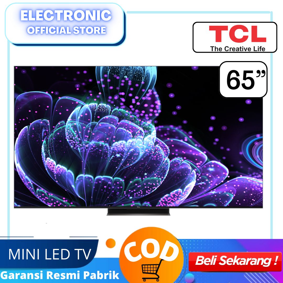 TCL C835 MINI LED ONKYO SMART TV 65 INCH GOOGLE TV | Lazada Indonesia