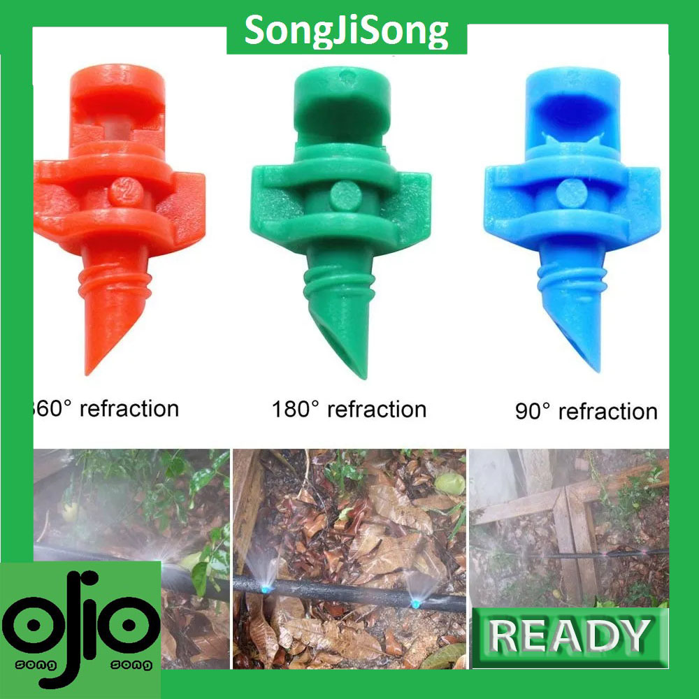 Ojio Paket Isi 10 Micro Jet Sprayer 180 Degree Spray Nozzle Derajat ...