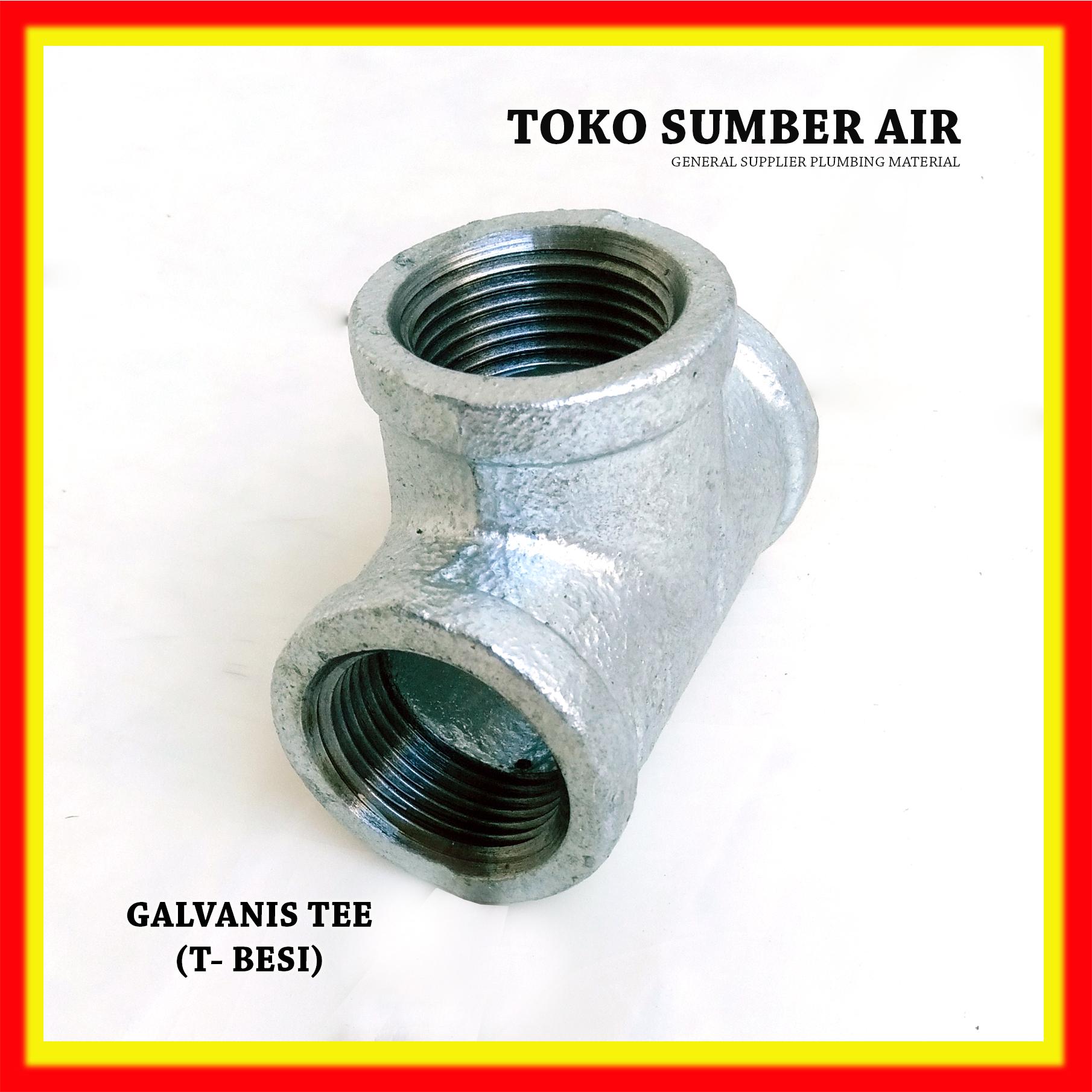 1 " GALVANIS TEE (FITTING T BESI) | Lazada Indonesia