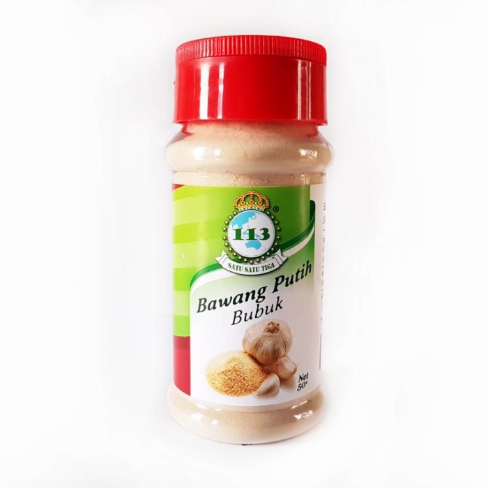 Bumbu 113 Bawang Putih Bubuk Garlic Powder Spices Bumbu Botol 45 gram ...