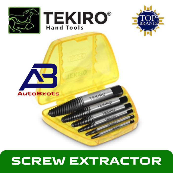 TEKIRO Screw Extractor SET 6pcs / Tap Balik Pembuka Baut | Lazada Indonesia