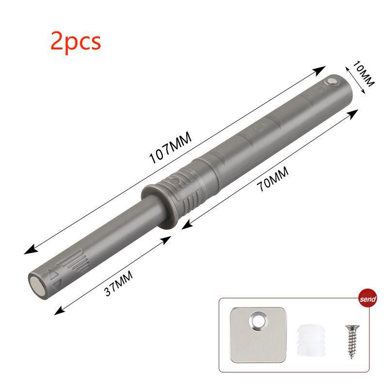 2set Tip On Push Open Tanam Kabinet Pintu Lemari Magnet Catches Pintu ...