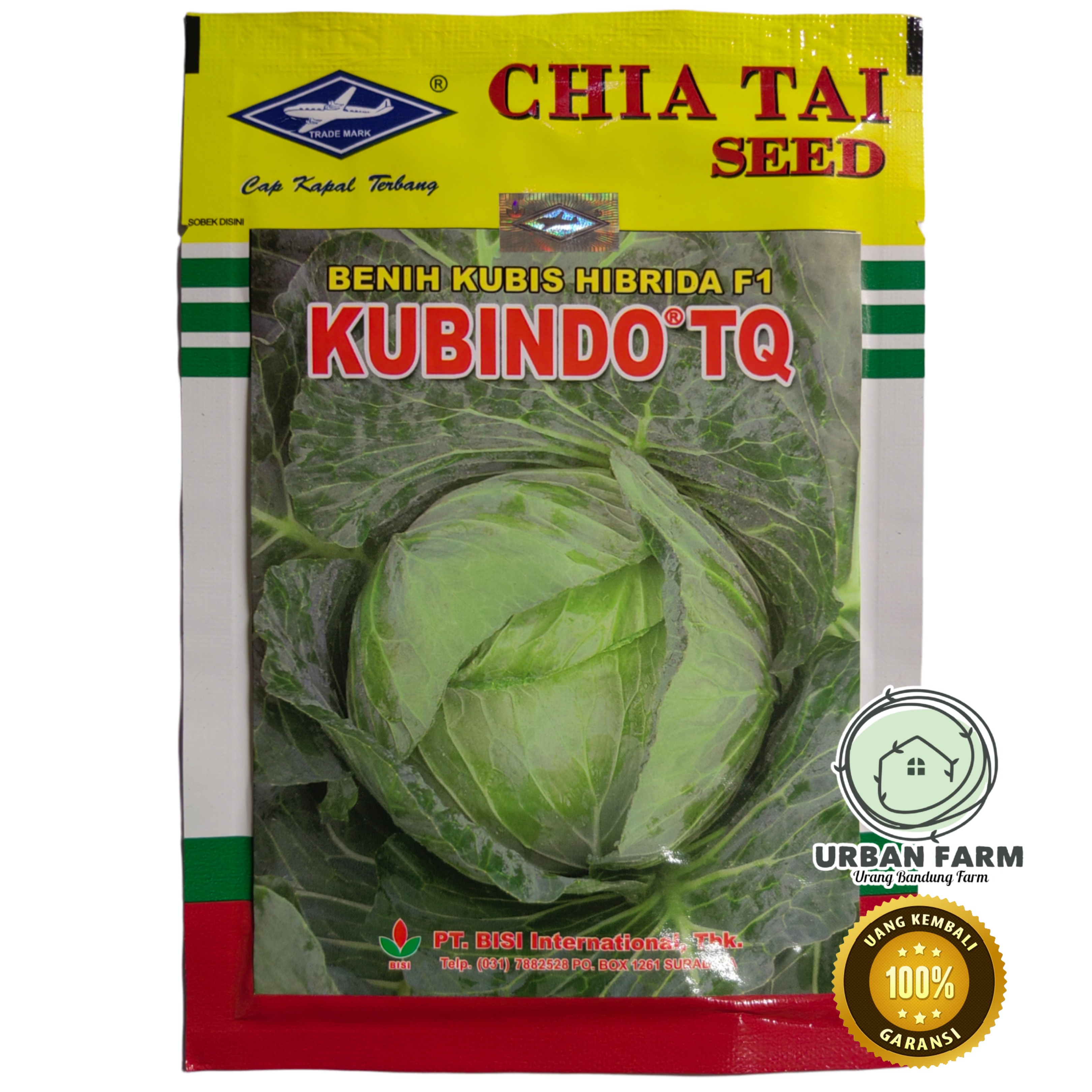 Benih Kubis F1 KUBINDO TQ 20gram - Cap Kapal Terbang | Lazada Indonesia