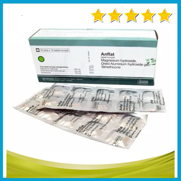 Obat Maag Anflat Tablet Kunyah Harga Murah Produk Berkualitas Terbaik ...