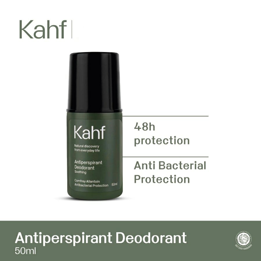 Kahf Soothing Antiperspirant Deodorant Roll On 50 ml - Anti Bakteri ...