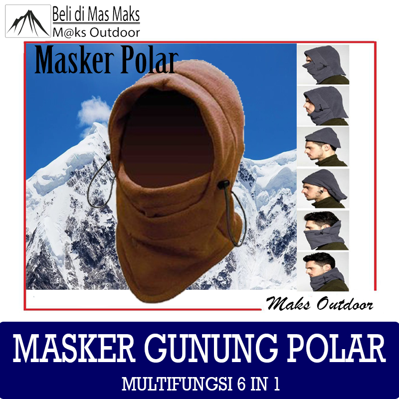 Masker Polar Kupluk Gunung Penghangat Kepala | Lazada Indonesia