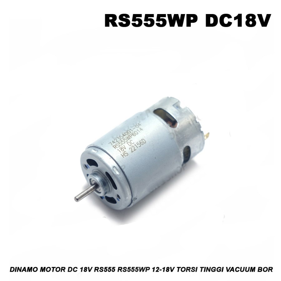 Dinamo Motor DC RS555 RS555WP 12-18V SP Torsi Tinggi Vacuum Bor ...