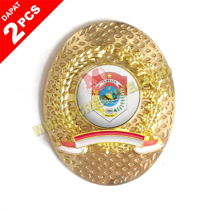 Lencana Wing Bros Logo Daerah Pin Logo Kabupaten Lembata Lencana Pin ...