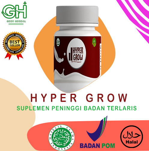 KAPSUL PENINGGI BADAN UMUR 20 KEATAS !!! Hyper Grow 100% Original asli ...