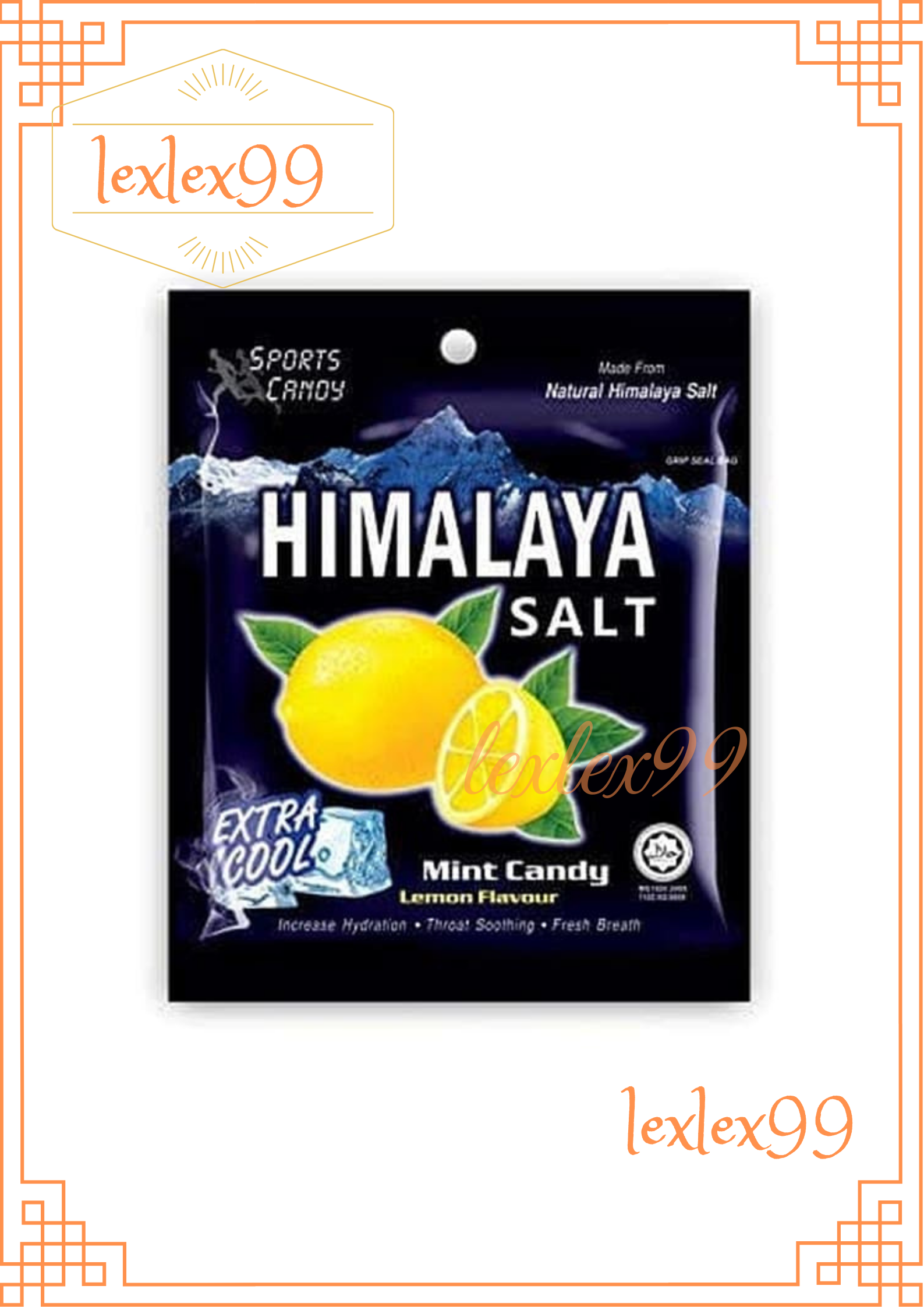 Himalaya Salt Mini Candy Lemon Flavour / Permen Himalaya 12pcs 180gr ...