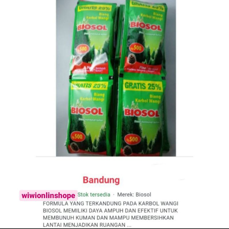 biosol sachet isi 24 sachet. termurah | Lazada Indonesia