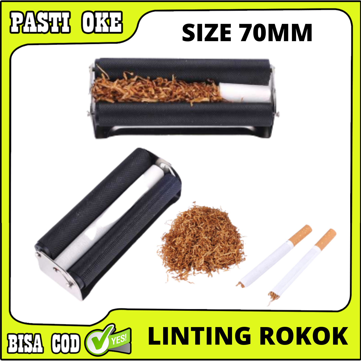 ALAT BUAT LINTING ROKOKK MANUAL UKURAN 110MM DAN 70MM ALAT CETAK ROKO ...