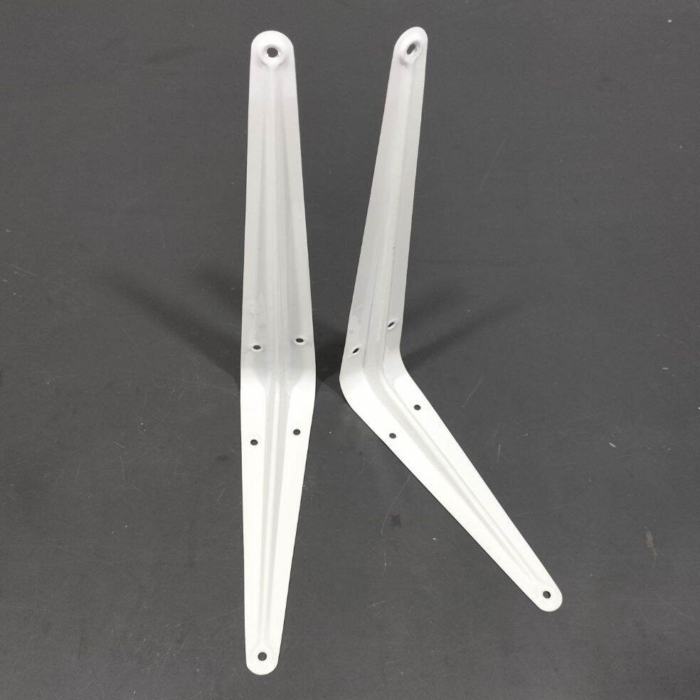 Siku rak L Dinding 8" x 10" plus sekrup 6pcs / Siku rak Putih Harga Per ...