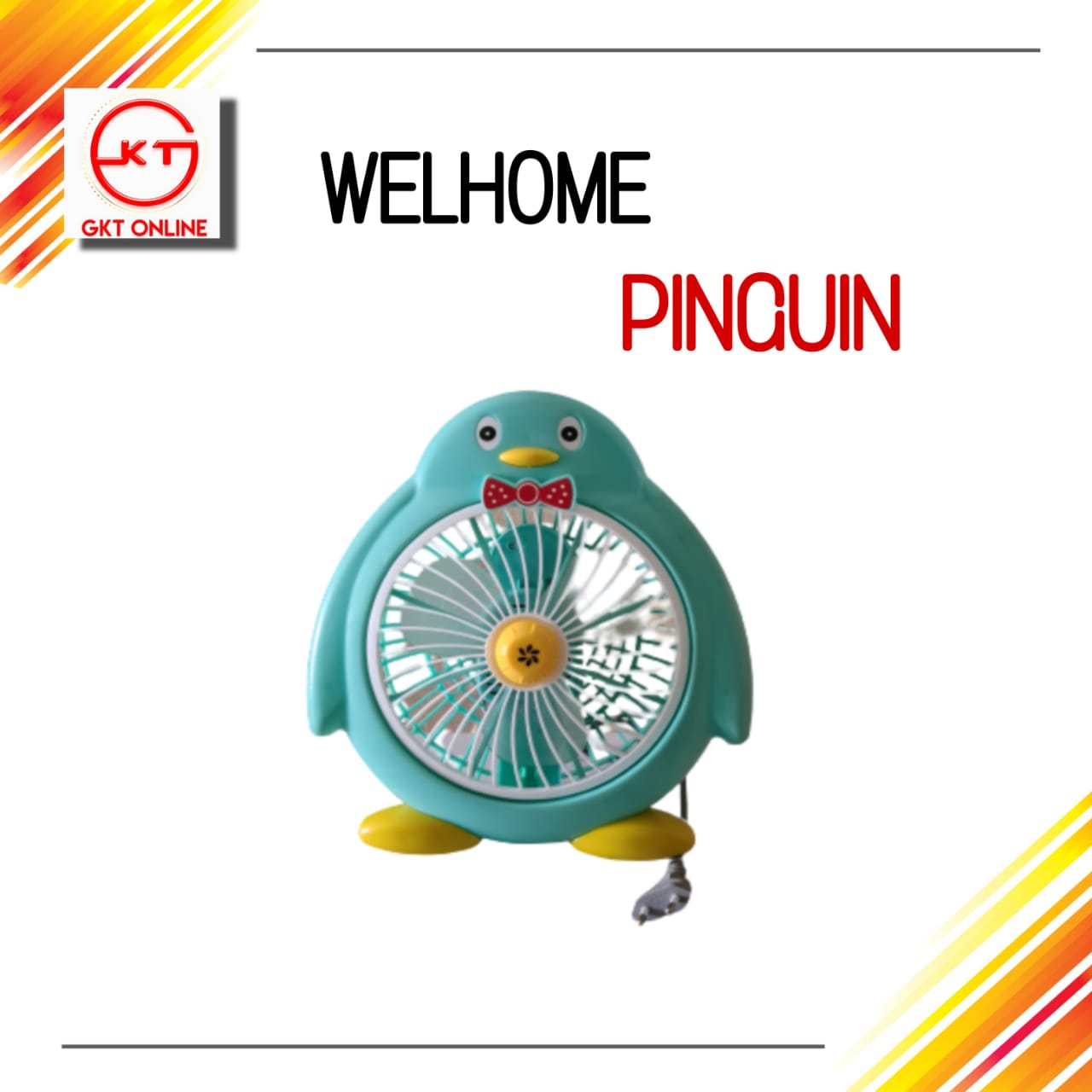 Kipas Angin Karakter Mini Fan Listrik 10 Inch Welhome | Lazada Indonesia