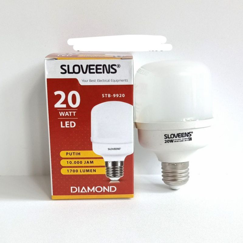 LAMPU LED T BULB KAPSUL CAPSULE SLOVEENS DIAMOND 20W 20 WATT MURAH SNI | Lazada Indonesia